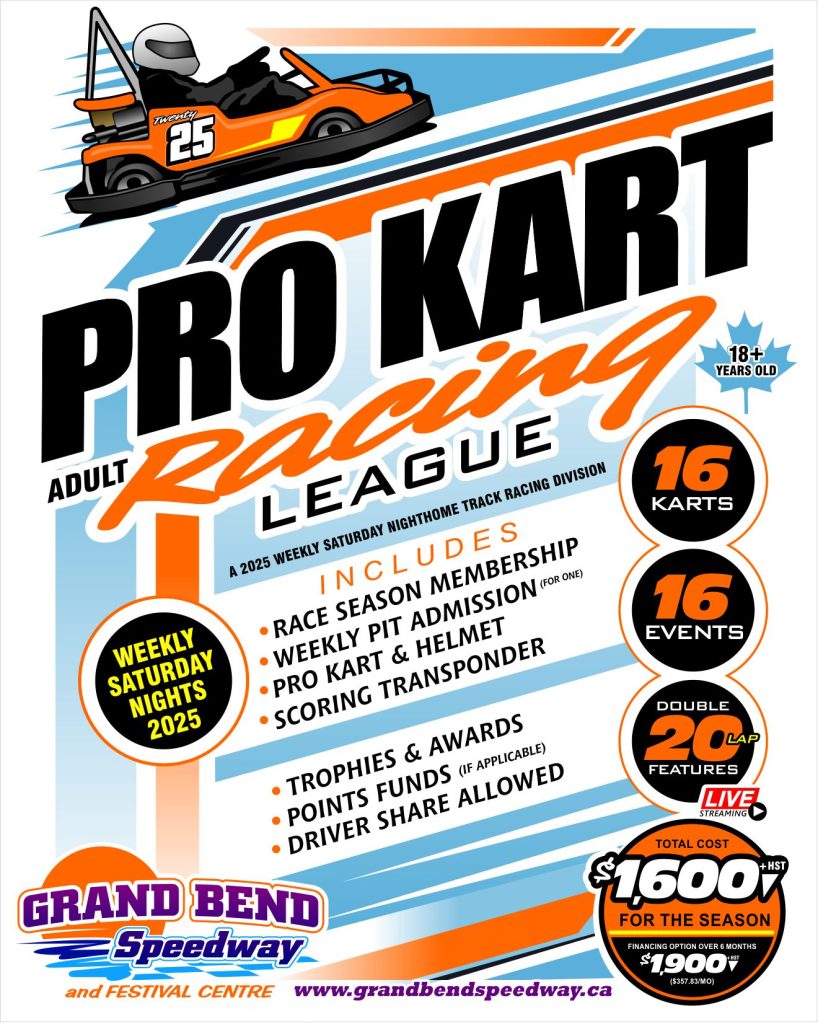 Pro Kart Racing League - Grand Bend Speedway